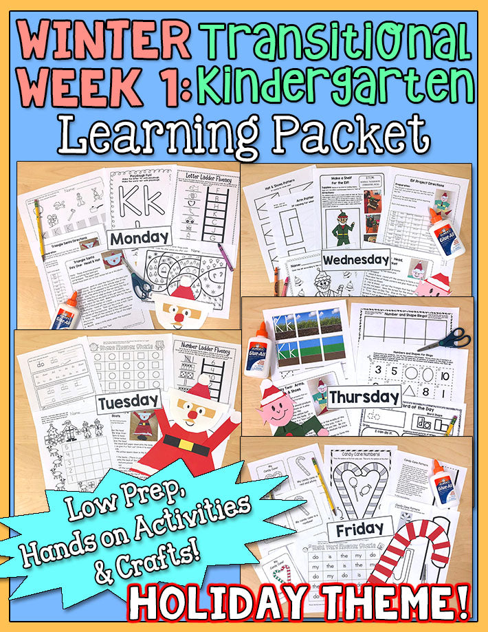 TK Weekly Learning Packet: Winter - Week 1 - HeidiSongs | Heidi Songs