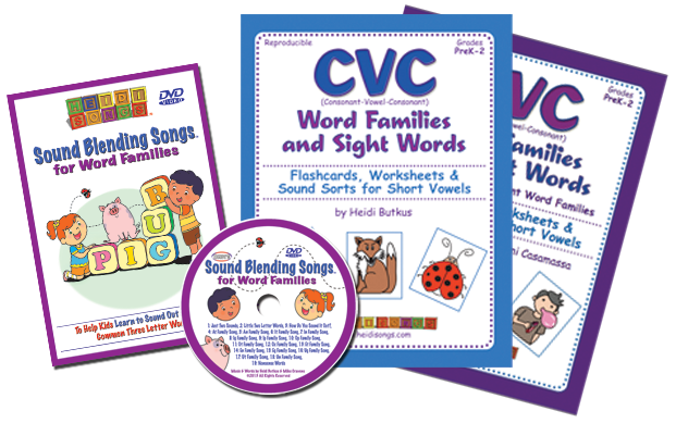 CVC & Word Family Songs | Heidi Songs