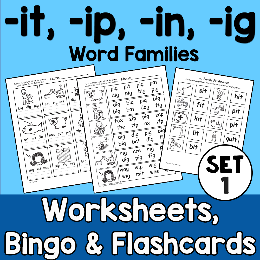 Family Sounds Worksheets
